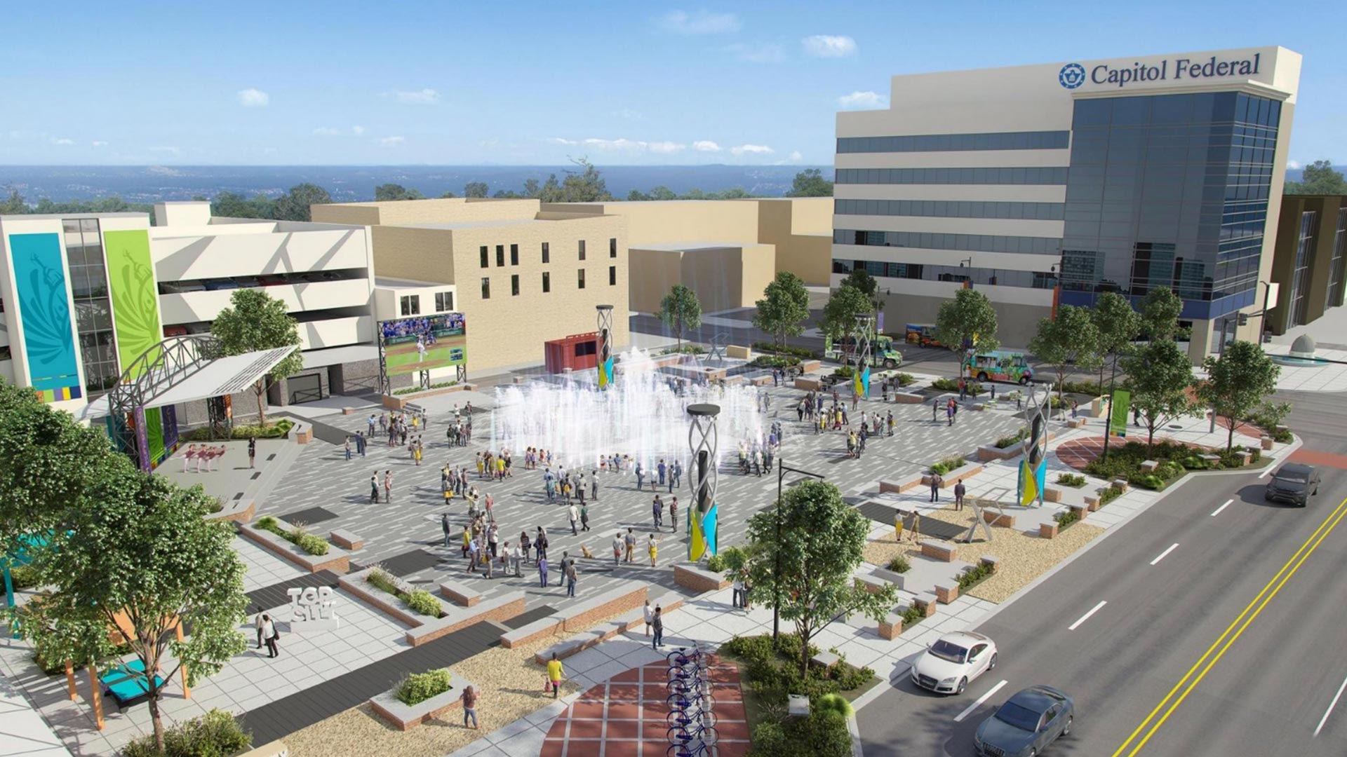 Downtown Plaza Project, Topeka, KS | SBB Engineering